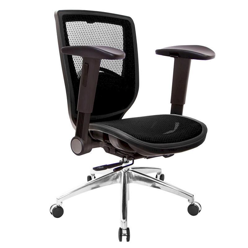 GXG 短背全網 電腦椅(鋁腳/滑面摺疊手) TW-81Z6 LU1J - PChome 24h購物