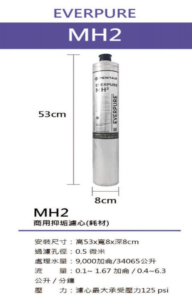 EVERPURE MH2 商用抑垢 濾心 平行輸入 (DIY更換) - PChome 24h購物