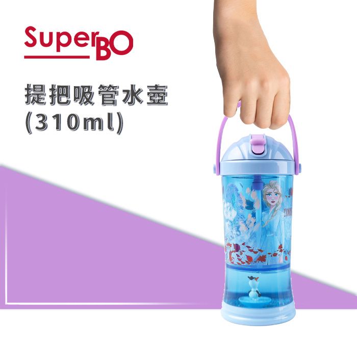 SuperBO 可提式吸管水壺(310ml) 冰雪奇緣 - PChome 24h購物