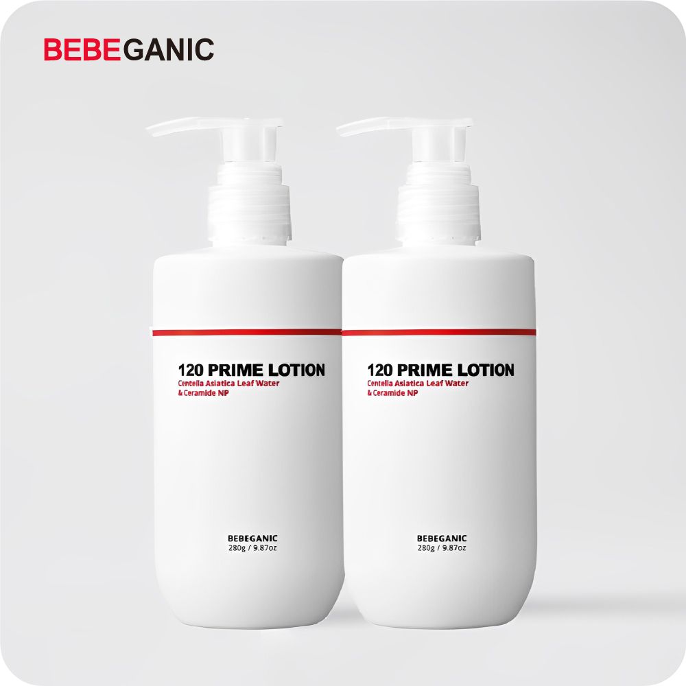 韓國 BEBEGANIC 120+ 寶寶專用舒敏積雪草修護乳液2入 (280g*2) - PChome 24h購物