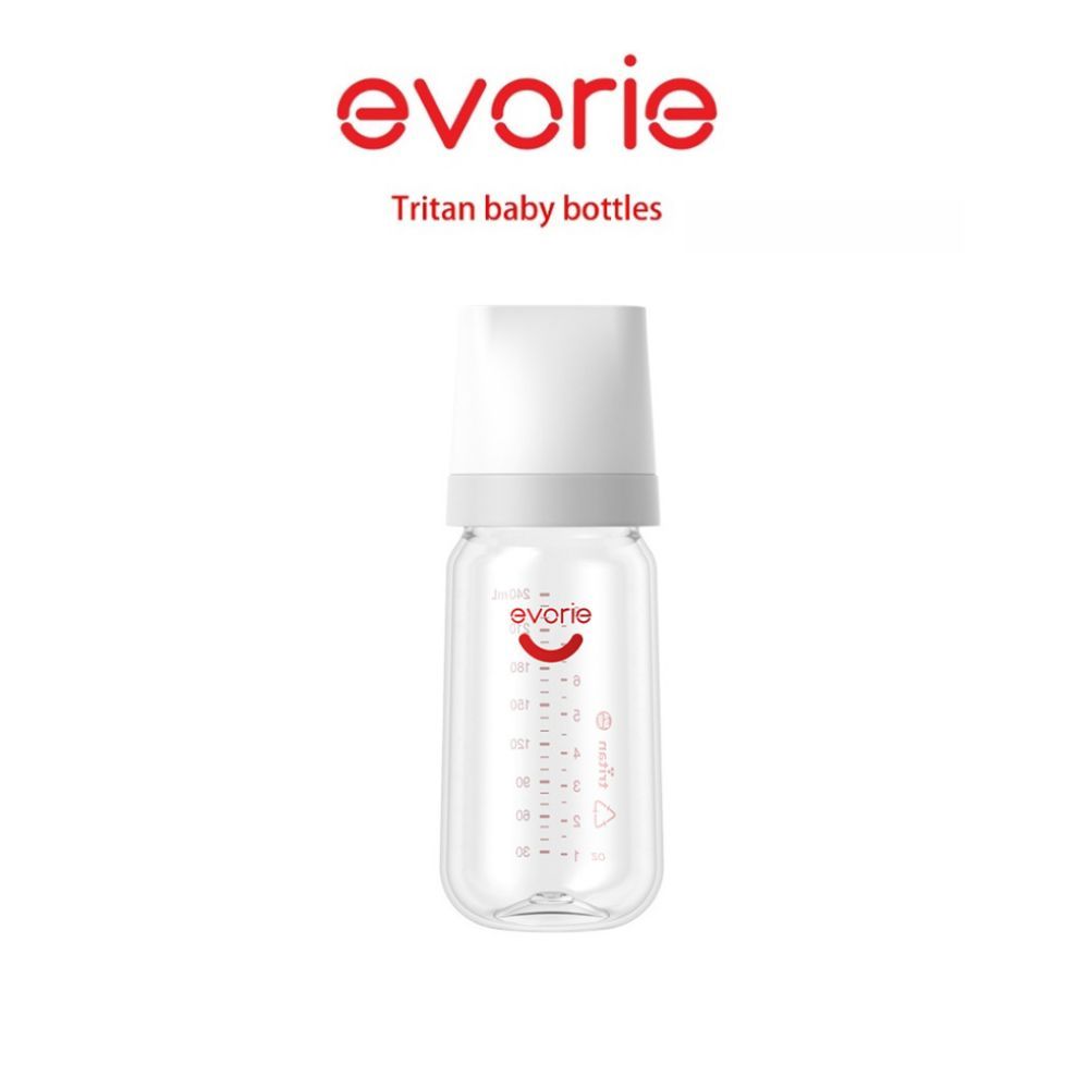 Evorie 愛得利 Tritan寬口奶瓶 北歐風嬰兒奶瓶 優於ppsu 240mL - PChome 24h購物
