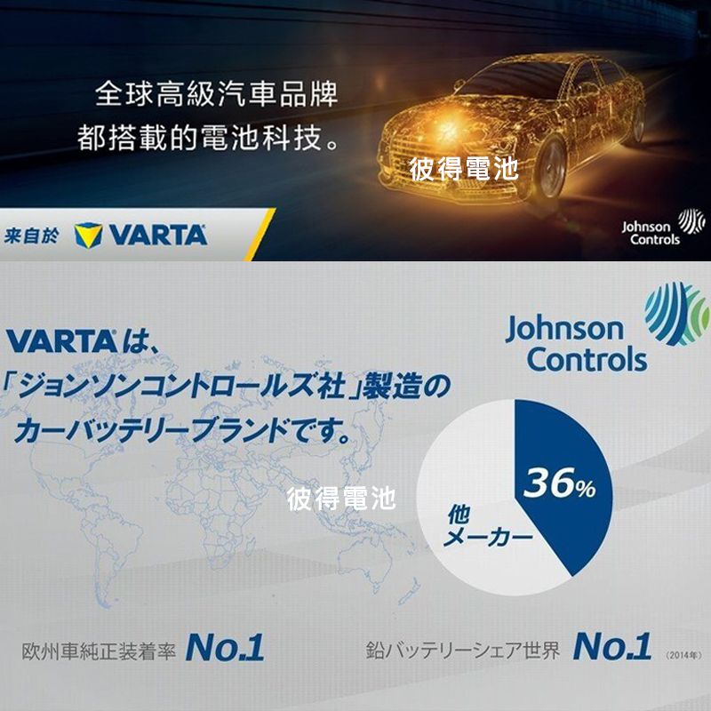 VARTA 華達 68032 容量180AH 歐規電池 免加水 銀合金電瓶 - PChome 24h購物