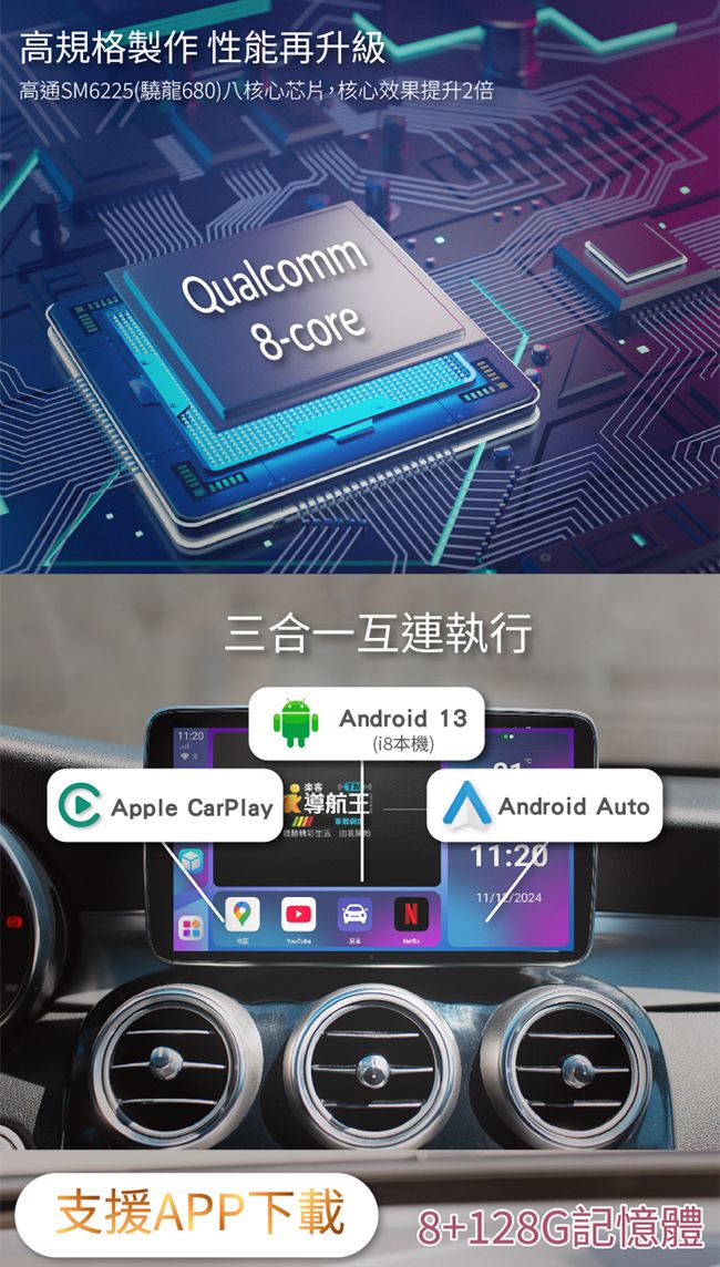 ALC Carplay車用多媒體盒 I8 Pro - PChome 24h購物