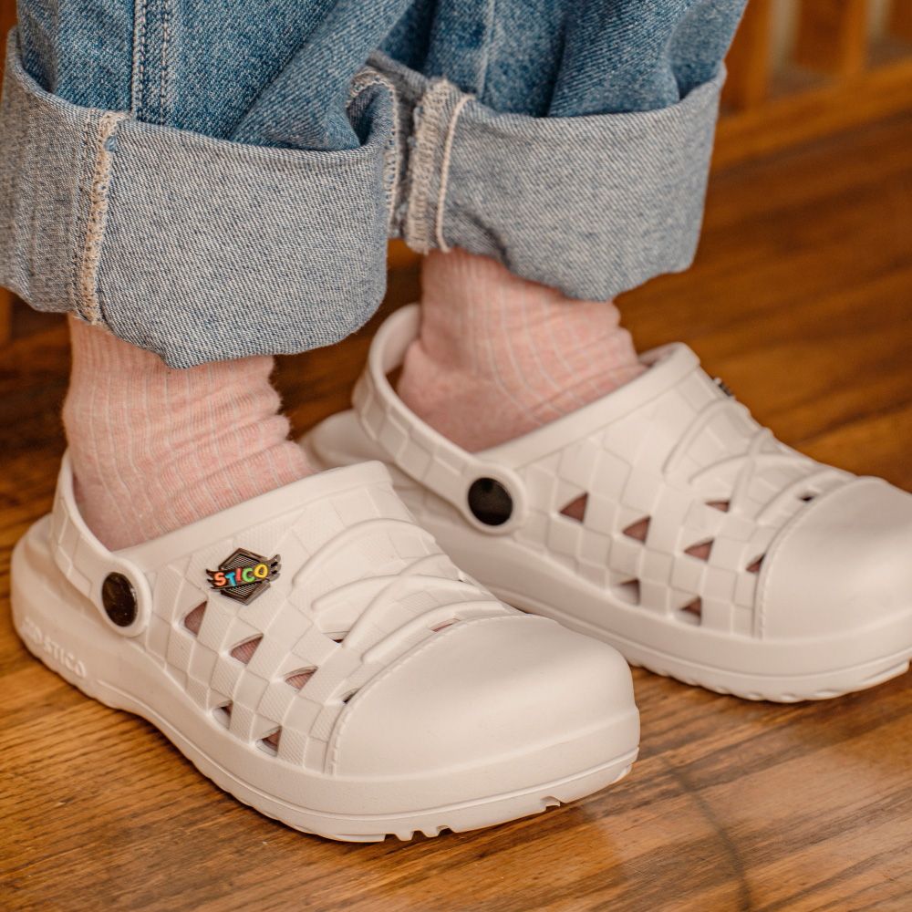韓國STICO兒童防滑半包拖鞋NEC-K03-BG奶茶色，專為保護兒童安全設計 - PChome 24h購物