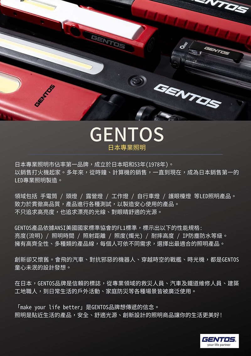 Gentos 掛頸式工作燈 110流明 IP54(OZ-2XN) - PChome 24h購物