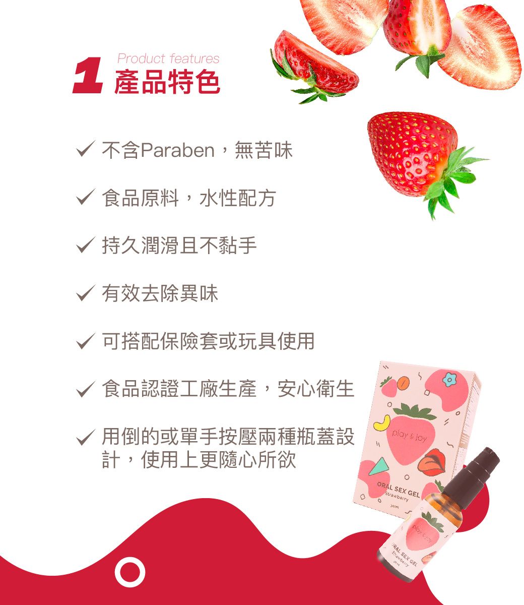 PLAY&JOY 情趣口交液隨身盒 草莓風味3ml *1入 - PChome 24h購物