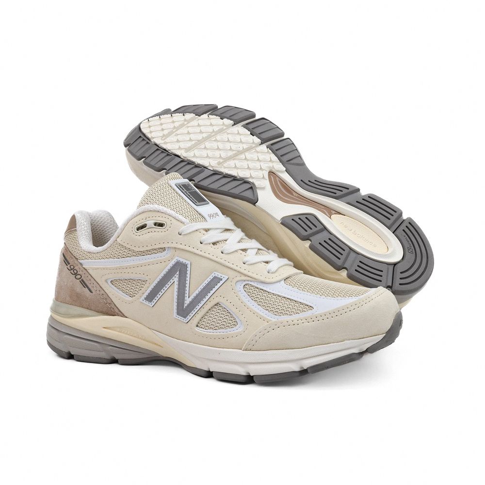 New Balance 紐巴倫 990v4 MiUSA Cream 奶油白 U990TE4 - PChome 24h購物