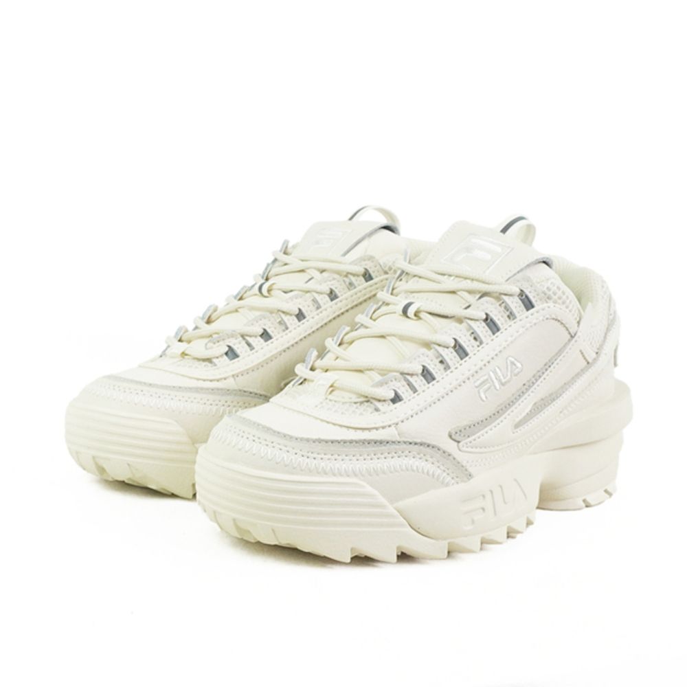 Fila Fila Disruptor II EXP [5-C609W-100] 女 運動休閒鞋 鋸齒鞋 老爹鞋 復古 厚底 奶茶 - PChome 24h購物