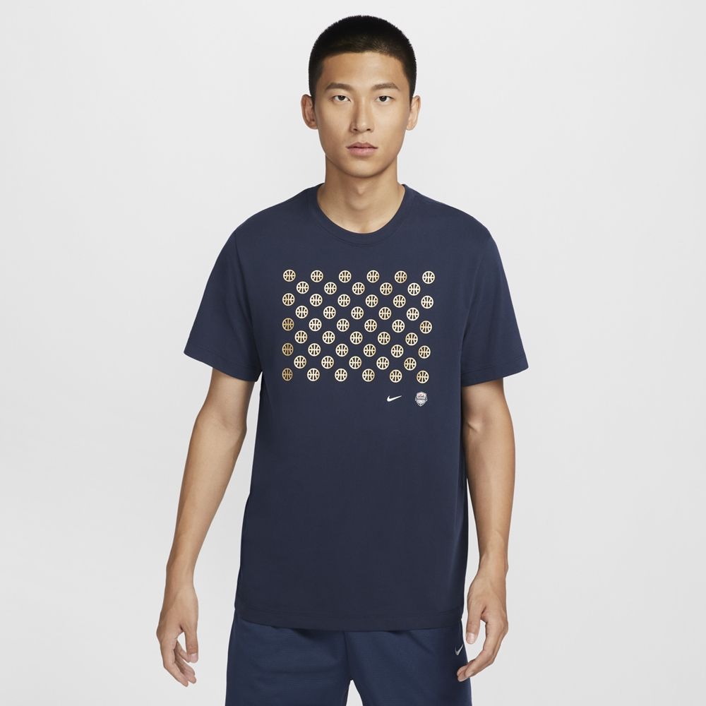 NIKE 耐吉 【NIKE】AS USA 24 M SS TEAM TEE OLY24 男 短袖上衣 深藍色-HF6072451 - PChome 24h購物