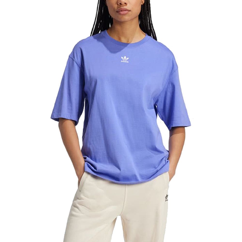 adidas 愛迪達 ESS BOYFR TEE 短袖上衣 女 綠色-IY7327 - PChome 24h購物