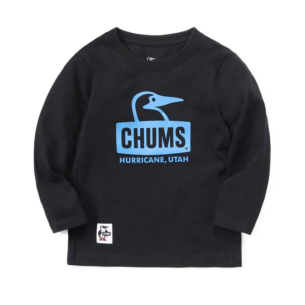 CHUMS Kids Booby Face Brushed L/S T-Shirt 長袖上衣 中大童 黑色-CH211293K065 - PChome 24h購物