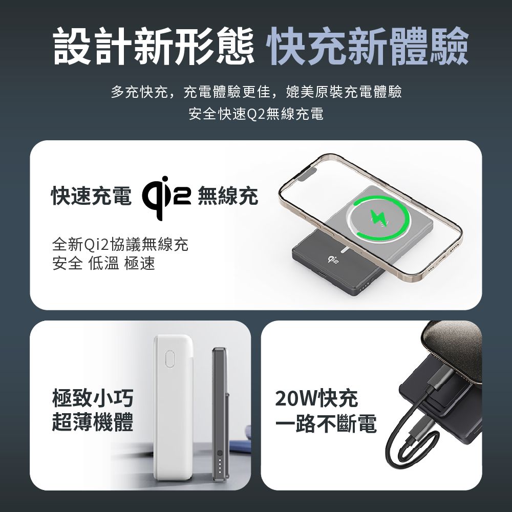 PHILIPS 飛利浦 QI2.0 5000mAh(18Wh)行動電源-黑-DLP2560Q - PChome 24h購物