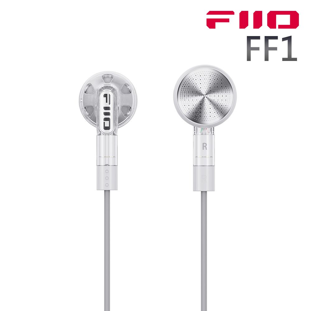 FiiO FF1可換線鍍鈹振膜平頭塞耳機-透明款 - PChome 24h購物