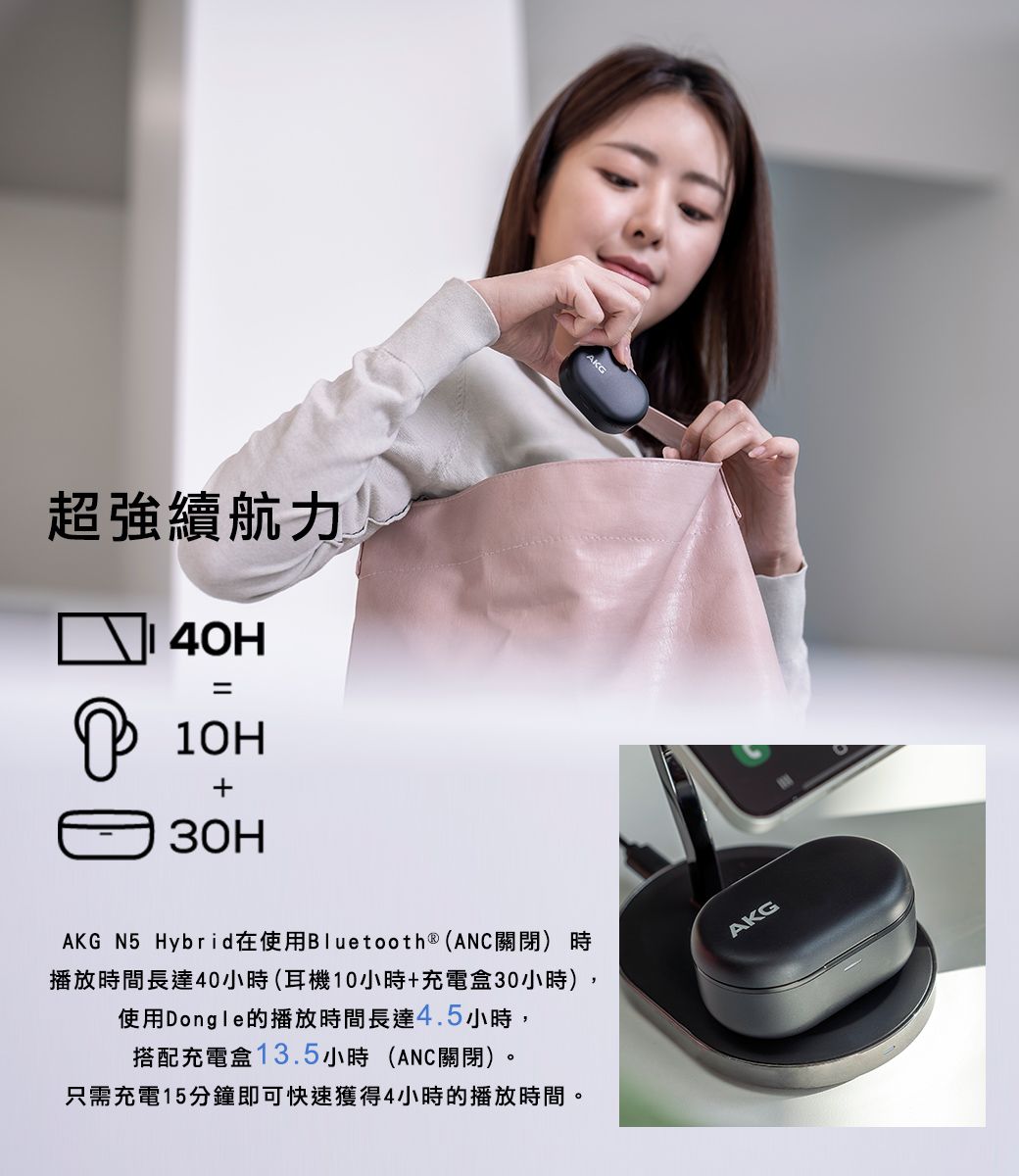 AKG N5 HYBRID 真無線降噪耳機 - PChome 24h購物