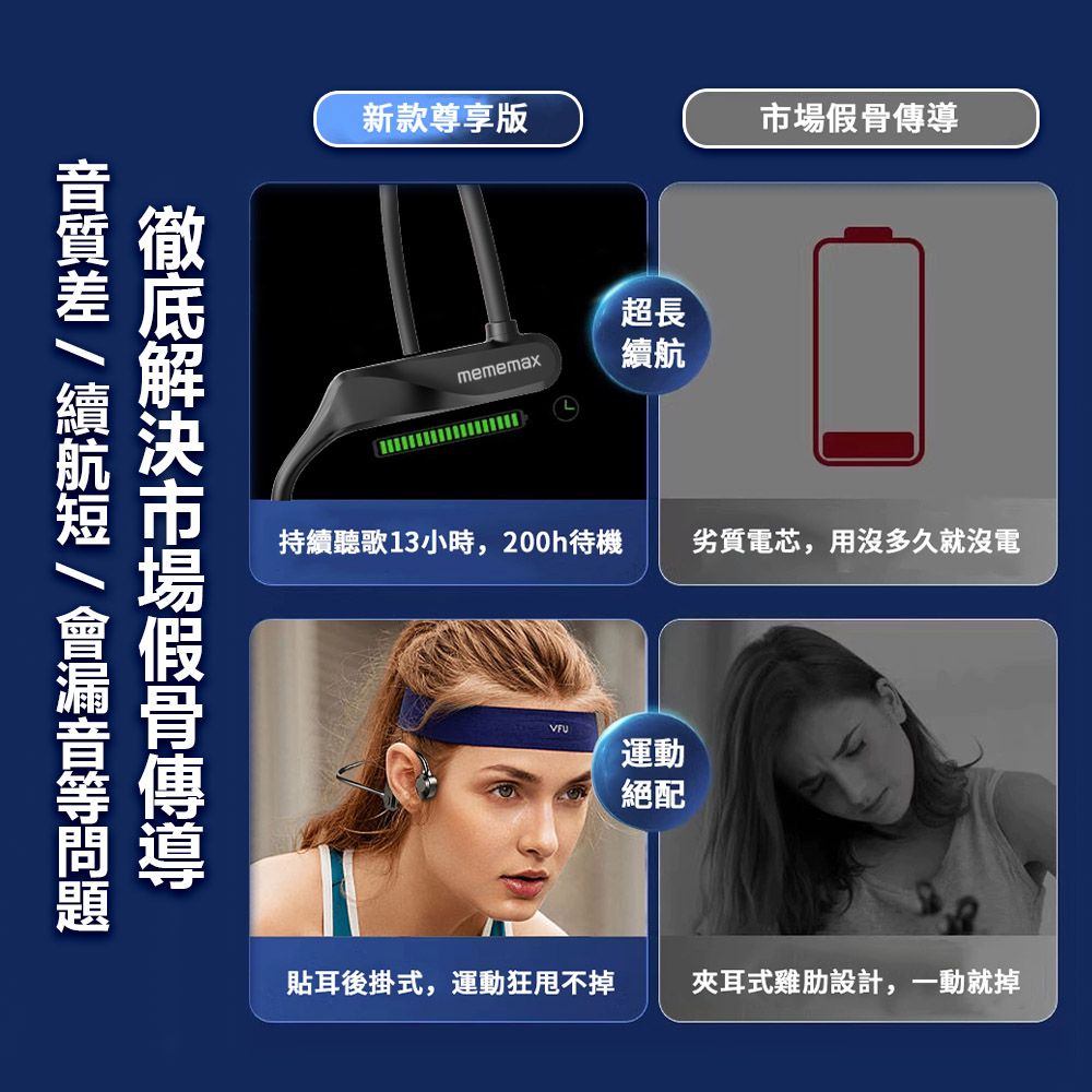 mimax 米覓 K69 骨傳導藍牙耳機 運動耳機 藍牙 無線耳機 - PChome 24h購物