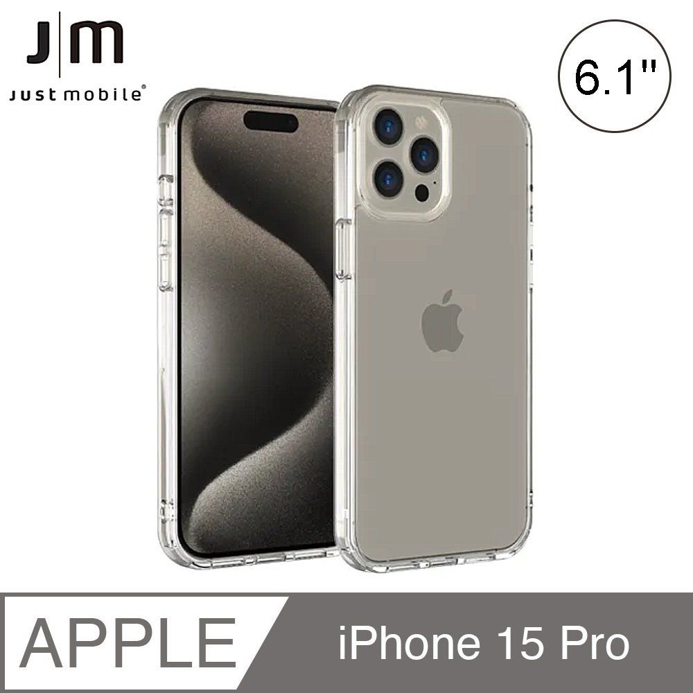 Just Mobile TENC Air iPhone 15 Pro 6.1吋 透明抗摔氣墊保護殼 - PChome 24h購物