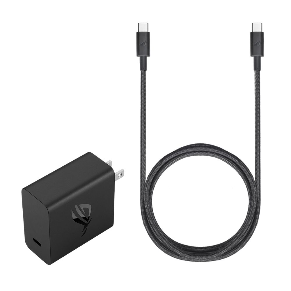 ASUS 華碩 原廠 ROG 65W 快充充電組-2024新款 (含65W快充充電器+Type C線1.2M) - PChome 24h購物