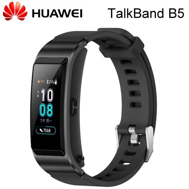HUAWEI 華為 TalkBand B5 智慧手環-韻律黑 - PChome 24h購物