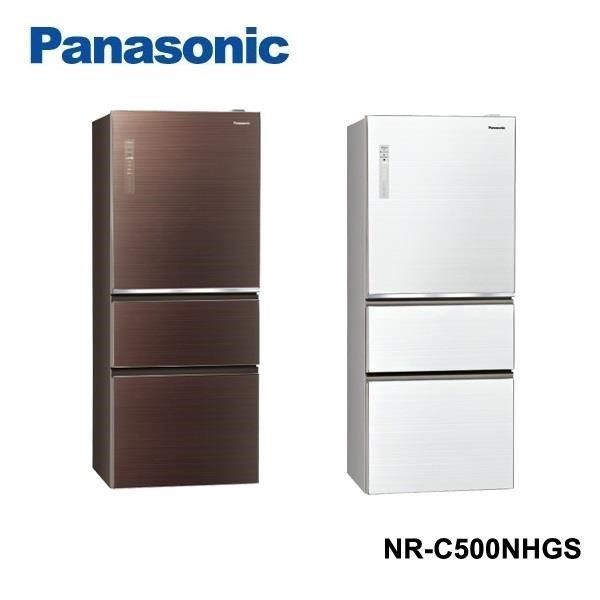 Panasonic 國際牌 【南紡購物中心】 500L無邊框玻璃變頻冰箱 NR-C500NHGS - PChome 24h購物