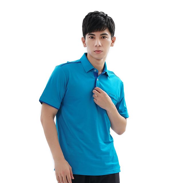 遊遍天下 男款吸濕排汗抗UV機能POLO衫GS1033海藍藍 - PChome 24h購物