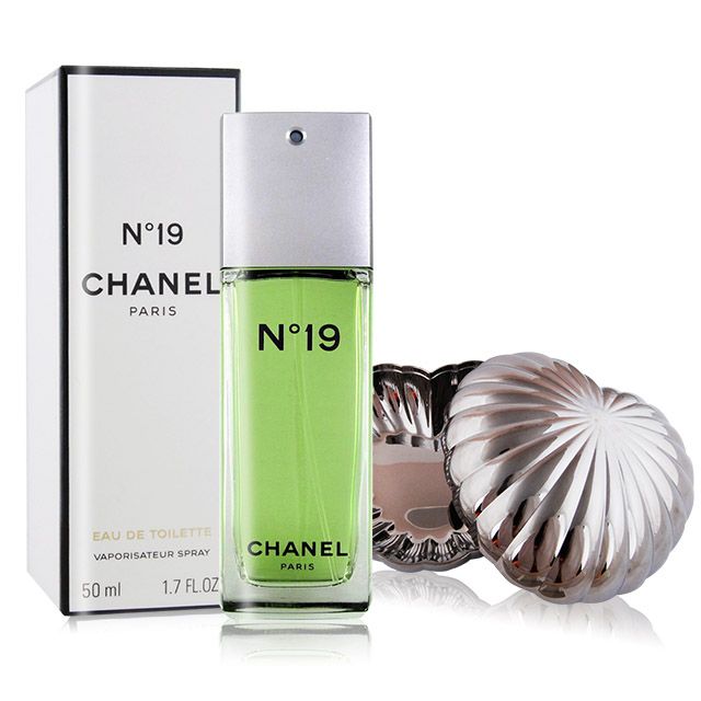 CHANEL 香奈兒 N19 女性淡香水(50ml)-國際版加贈GEORG JENSEN心型置物盒 - PChome 24h購物
